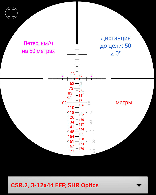 Прицел SibHunter 3-12x44 SFIR FFP