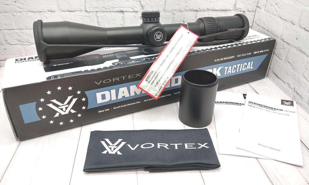 Оптический прицел Vortex Diamondback Tactical 6-24x50 FFP, EBR-2C (MOA)